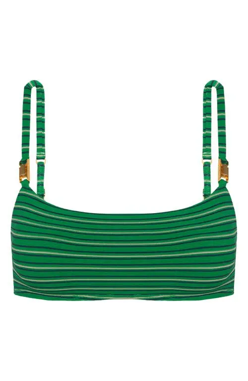 VIX PAULA HERMANNY Lucie Striped Bikini Top
