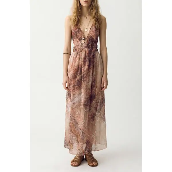 PER UNA BY M&S Tie Back Midi Dress
