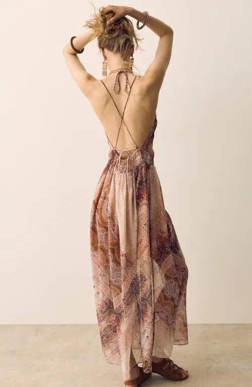 PER UNA BY M&S Tie Back Midi Dress