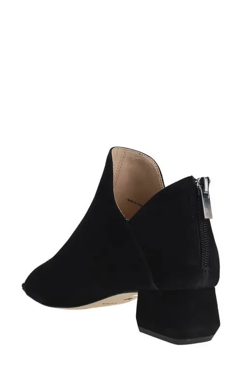 Pelle Moda Vaneza Suede Open Toe Sandal - Black