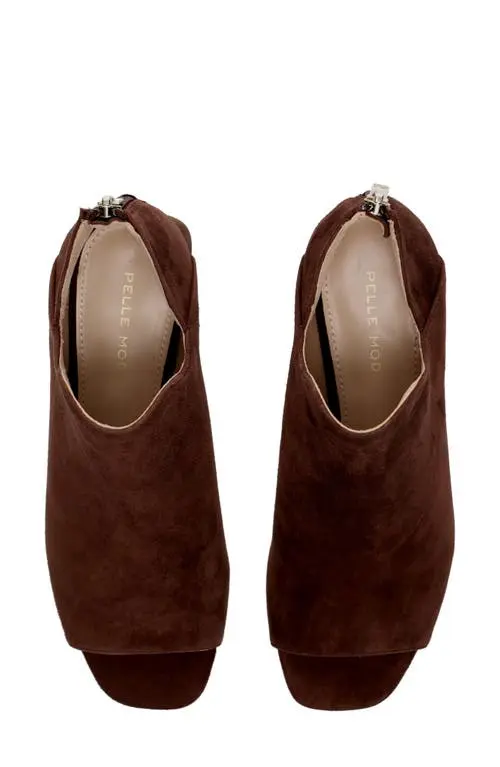 Pelle Moda Vaneza Open Toe Sandal - Espresso