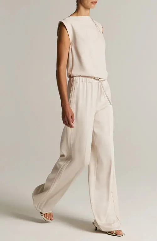 Vince Shine Crepe Pull-on Pants