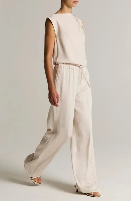 Vince Shine Crepe Pull-on Pants