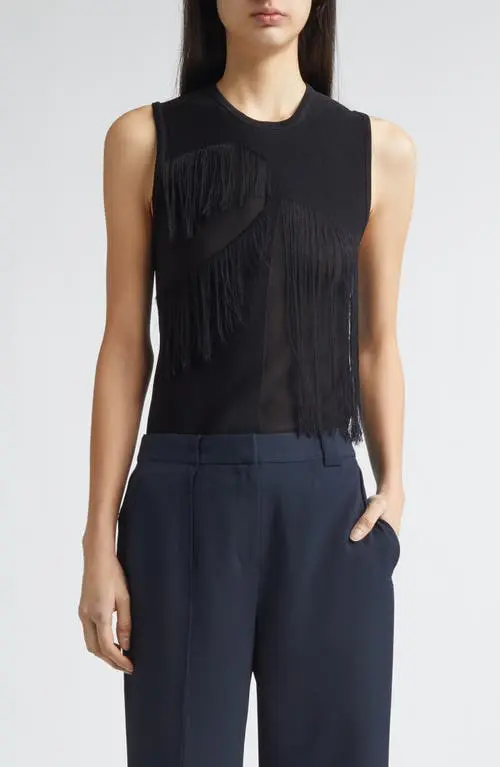 JASON WU Sleeveless Fringe Top