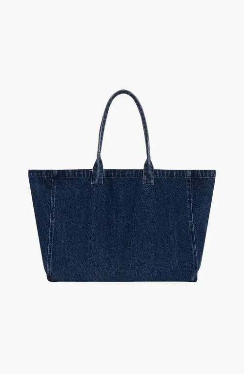 ANINE BING Leo Denim Tote