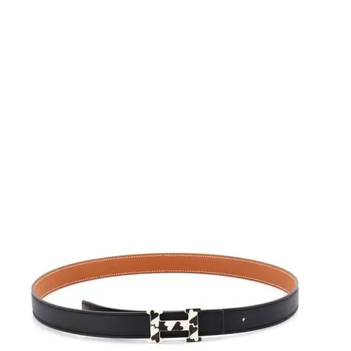 Hermès H Email Coeur Reversible Leather Thin