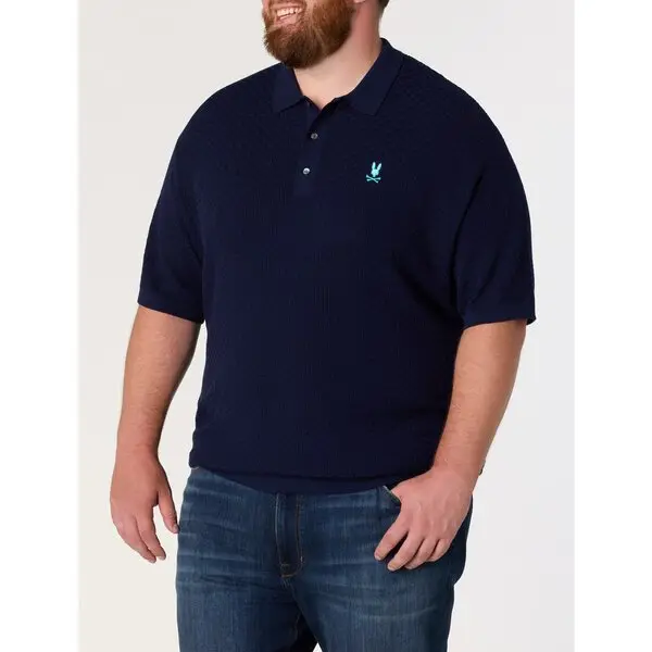 Psycho Bunny Big & Tall Jace Knit Polo Shirt