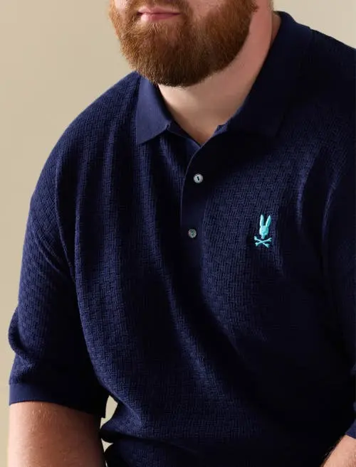 Psycho Bunny Big & Tall Jace Knit Polo Shirt