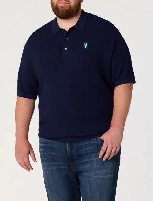 Psycho Bunny Big & Tall Jace Knit Polo Shirt