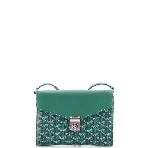 Goyard Chypre Wallet On Strap Coated Canvas With Leather