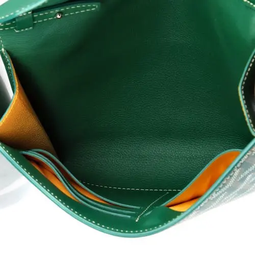 Goyard Chypre Wallet On Strap Coated Canvas With Leather
