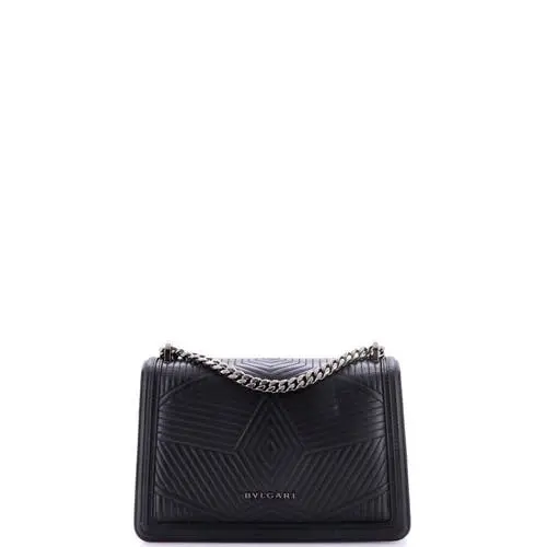 BVLGARI Serpenti Forever Shoulder Bag Quilted Leather Small