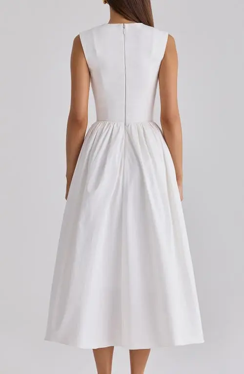 House Of Cb Emmy Stretch Pima Cotton Midi Sundress