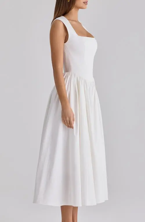 House Of Cb Emmy Stretch Pima Cotton Midi Sundress