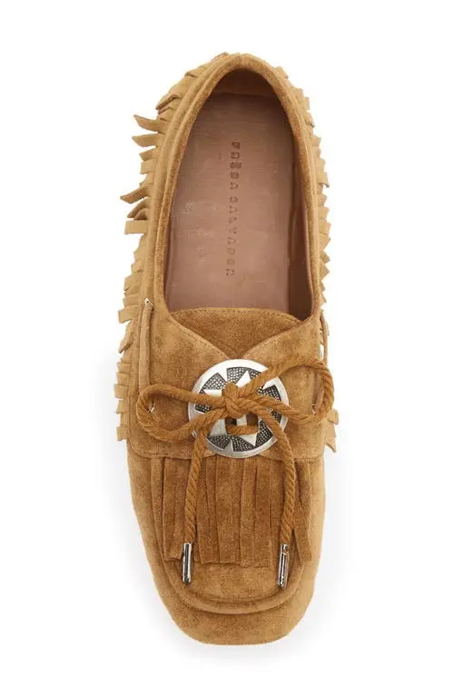Freda Salvador Fringe Driving Loafer