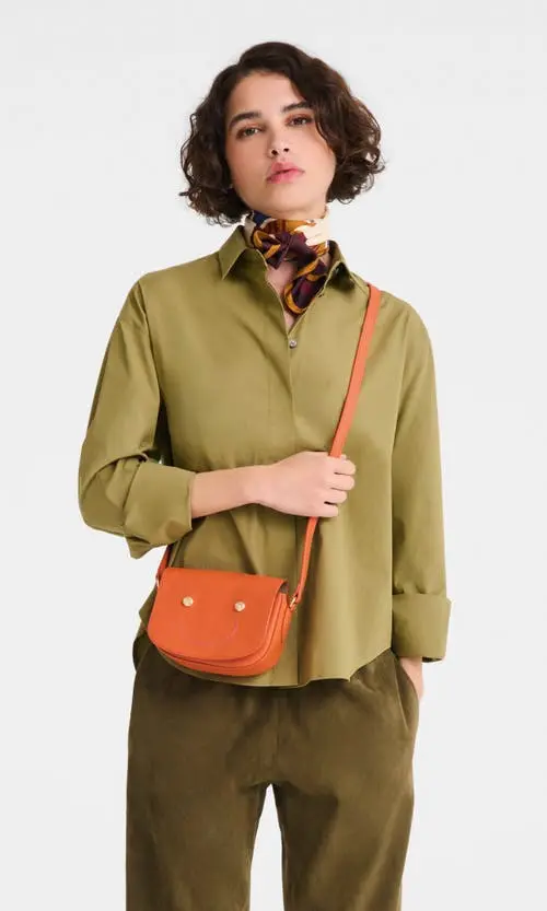 Longchamp Les Champs Leather Crossbody Bag