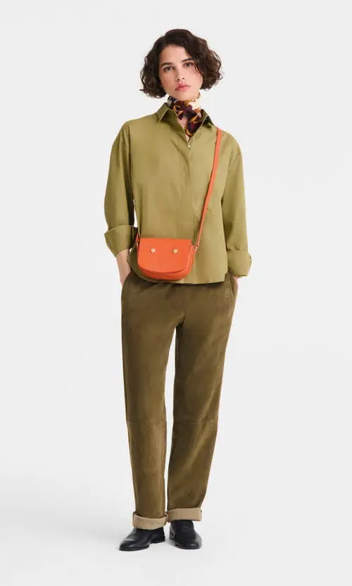 Longchamp Les Champs Leather Crossbody Bag