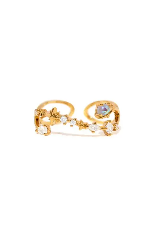 GIRLS CREW Solar Divide Adjustable Ring