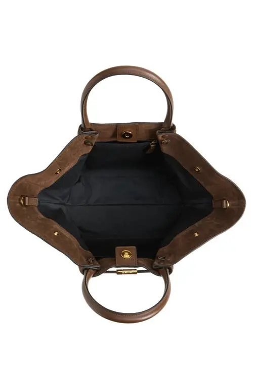 DEMELLIER New York Midi Leather East/west Tote