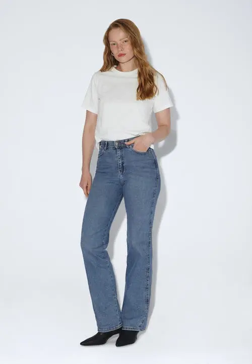 DR. DENIM Moxy High Straight Jeans