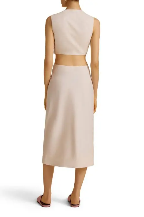 Marina Moscone Cotton Twist Dress