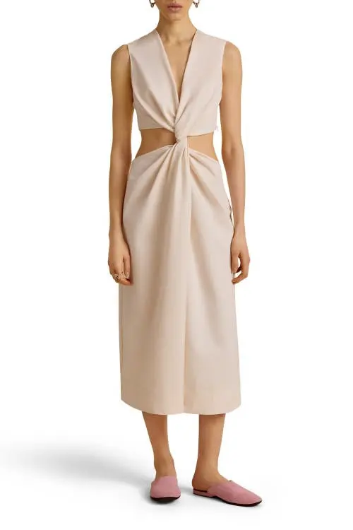 Marina Moscone Cotton Twist Dress