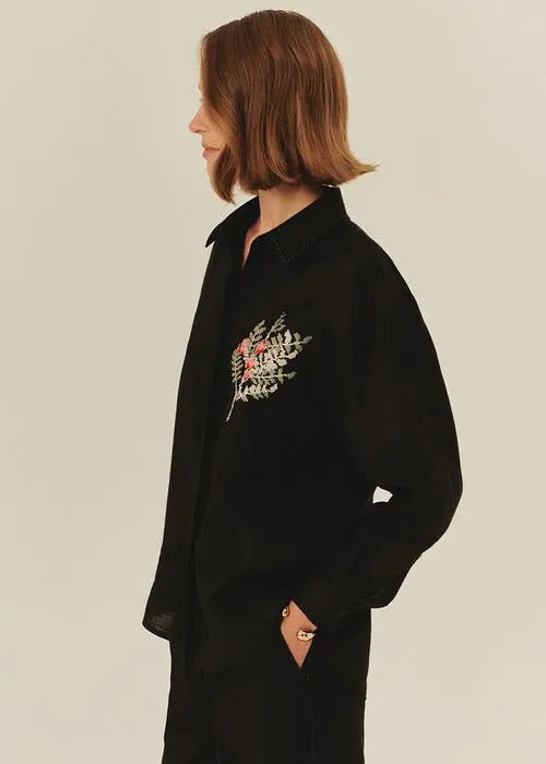 EXQUISE Avianna Linen Shirt