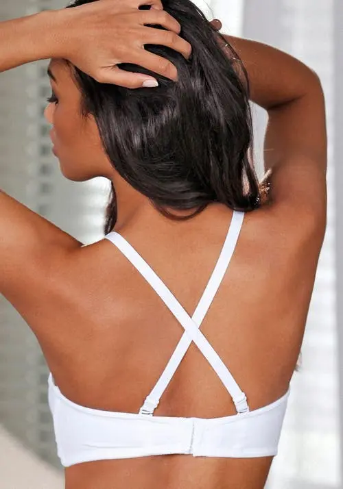 LASCANA Multiway Strapless T-shirt Bra - White