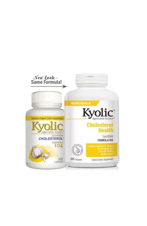 KYOLIC Aged Garlic Extract Formula 104, Cholesterol Health