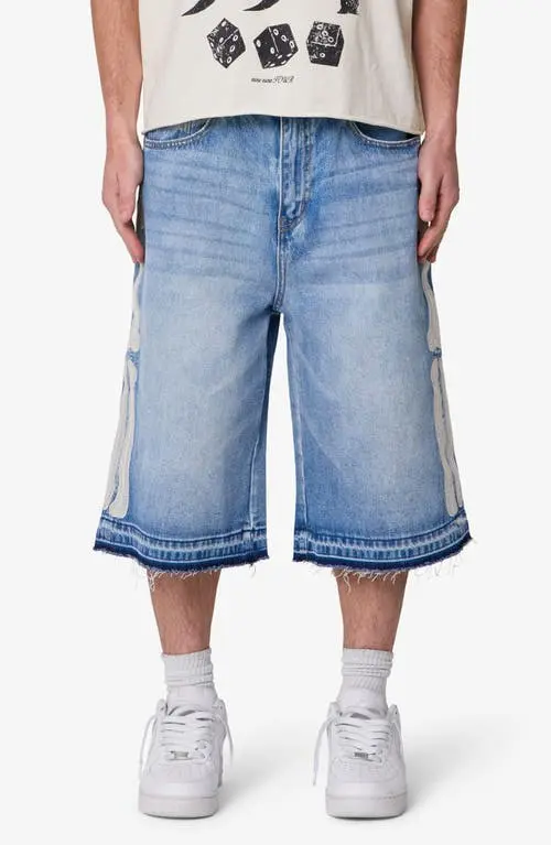 Mnml Ultra Baggy Bone Denim Shorts