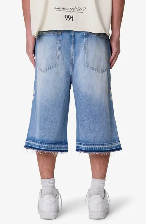Mnml Ultra Baggy Bone Denim Shorts
