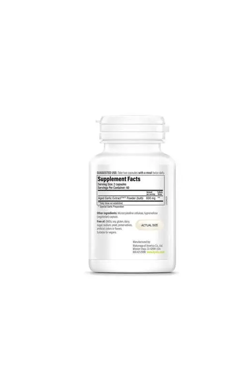 KYOLIC Aged Garlic Extract Formula 300, Cardiovascular Health, Vegan