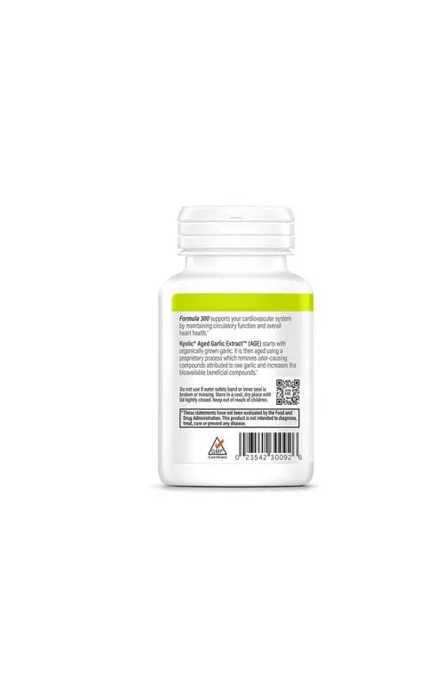 KYOLIC Aged Garlic Extract Formula 300, Cardiovascular Health, Vegan