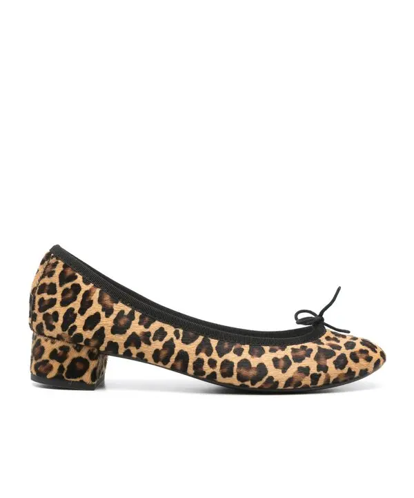 Repetto Leopard Print High Heels - Black
