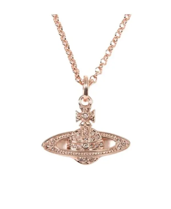 VIVIENNE WESTWOOD Logo Necklace - Yellow