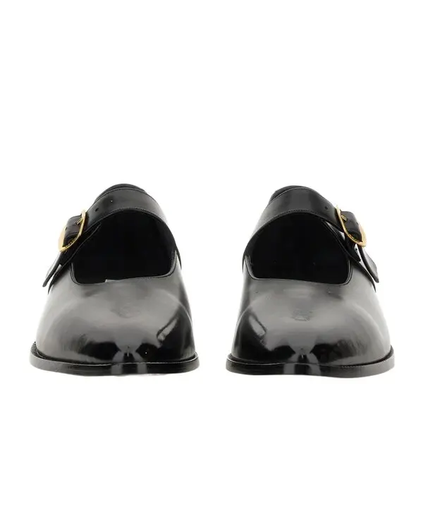 Bally Gerwin Buckled Flat Pumps