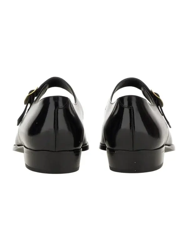 Bally Gerwin Buckled Flat Pumps
