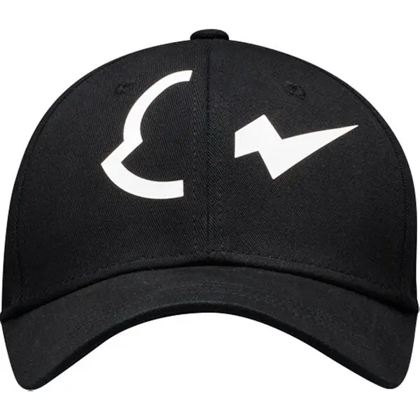 Moncler 7 Frgmt Hiroshi Fujiwara Logo Cotton Baseball Cap - Black