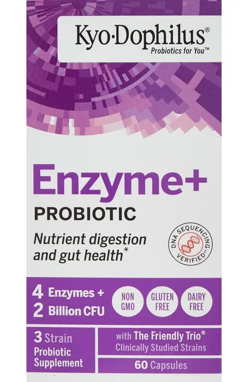 KYO-DOPHILUS Enzymes+ Probiotic, Nutrient Digestion And Gut Health