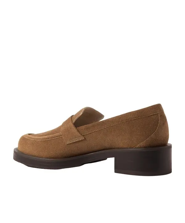 STUART WEITZMAN Round Toe Loafers