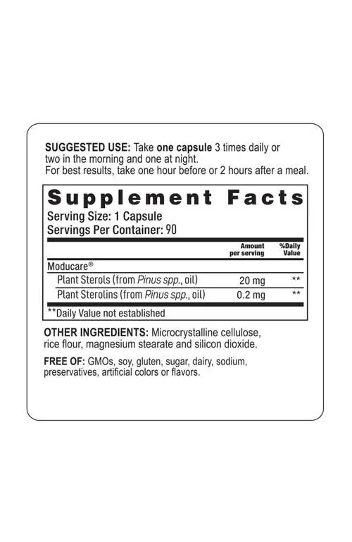MODUCARE Daily Immune Support, Plant Sterol Dietary Supplement, 90 Count