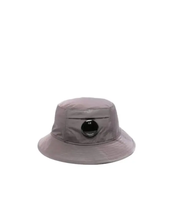 C.P. COMPANY Lens Detail Bucket Hat - Gray