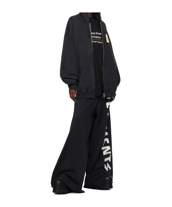 Vetements X New Rock Collaboration Lace-up Mid-calf Boots