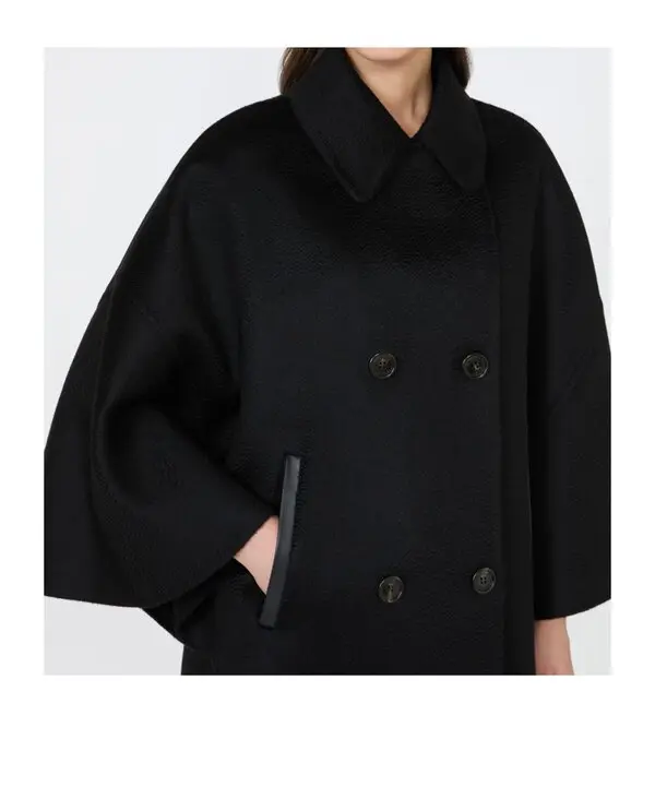 Max Mara Double-breasted Cape Coat
