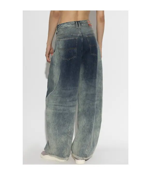 DIESEL® 1987 D Khelz Distressed Faded Jeans - Navy