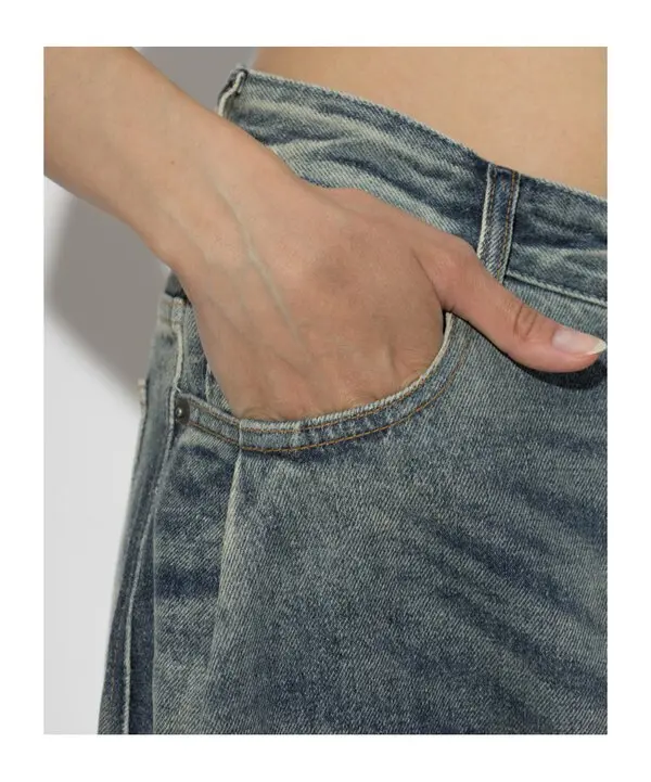 DIESEL® 1987 D Khelz Distressed Faded Jeans - Navy
