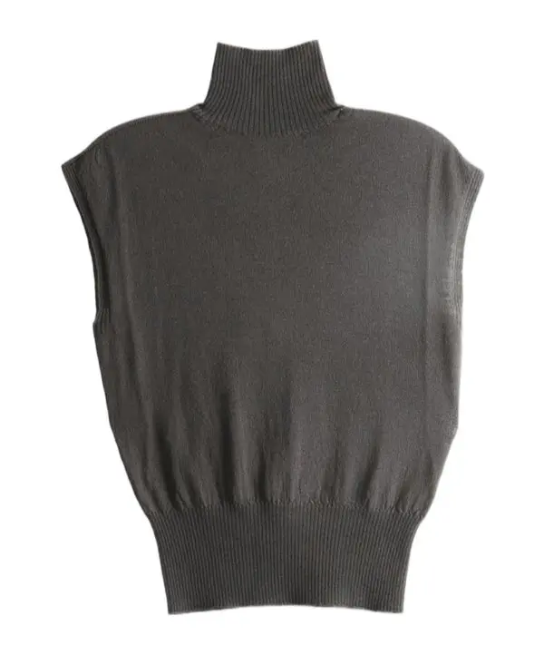 Rick Owens High-neck Sleeveless Knit Top