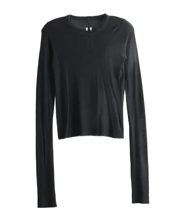 Rick Owens Ribbed Long Sleeve T-shirt