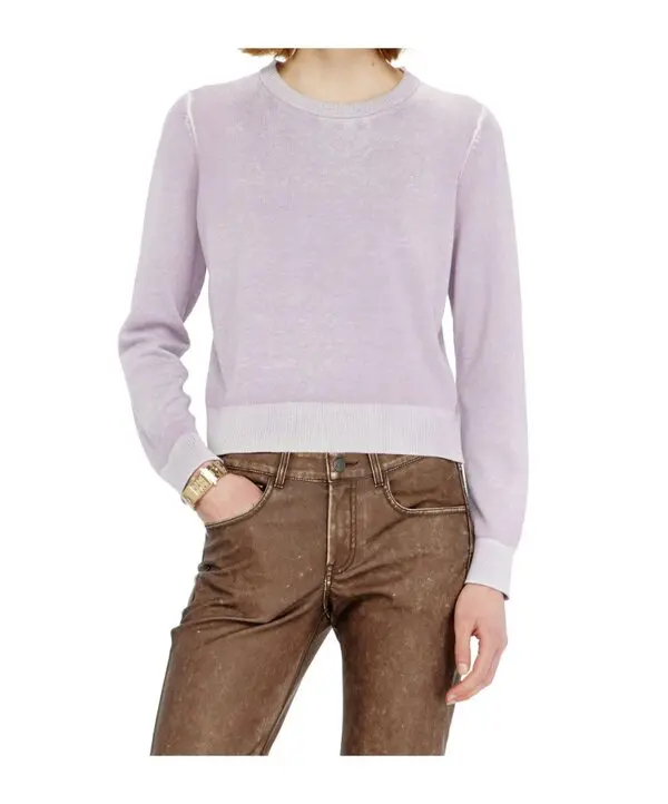 DIESEL® Jumper With Faded Reverse Print - Lilac