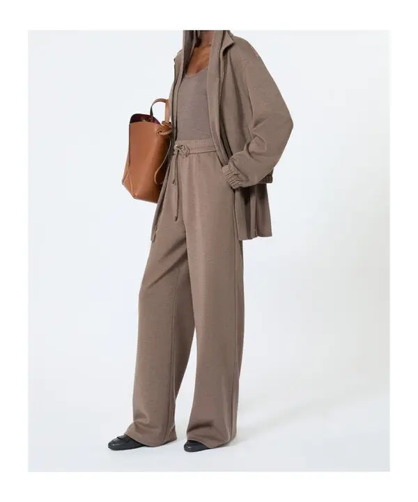 Max Mara Long Sleeve Hooded Cardigan With Belt
